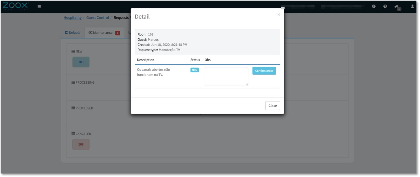 Guest Control: Manage customer requests in real-time